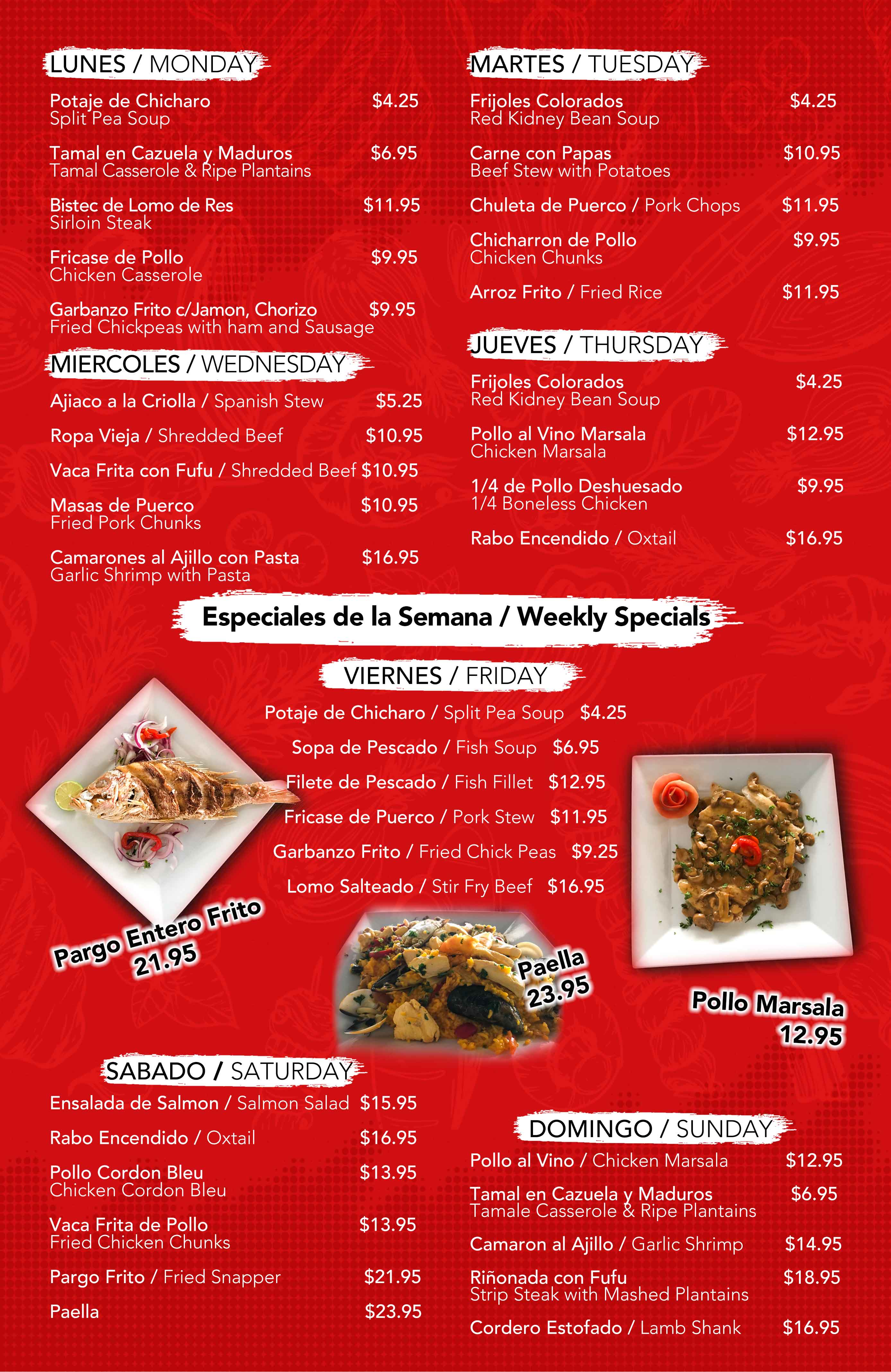 Authentic Cuban Food | Miami Cuban Cuisine | Latin Restaurant | Comida ...